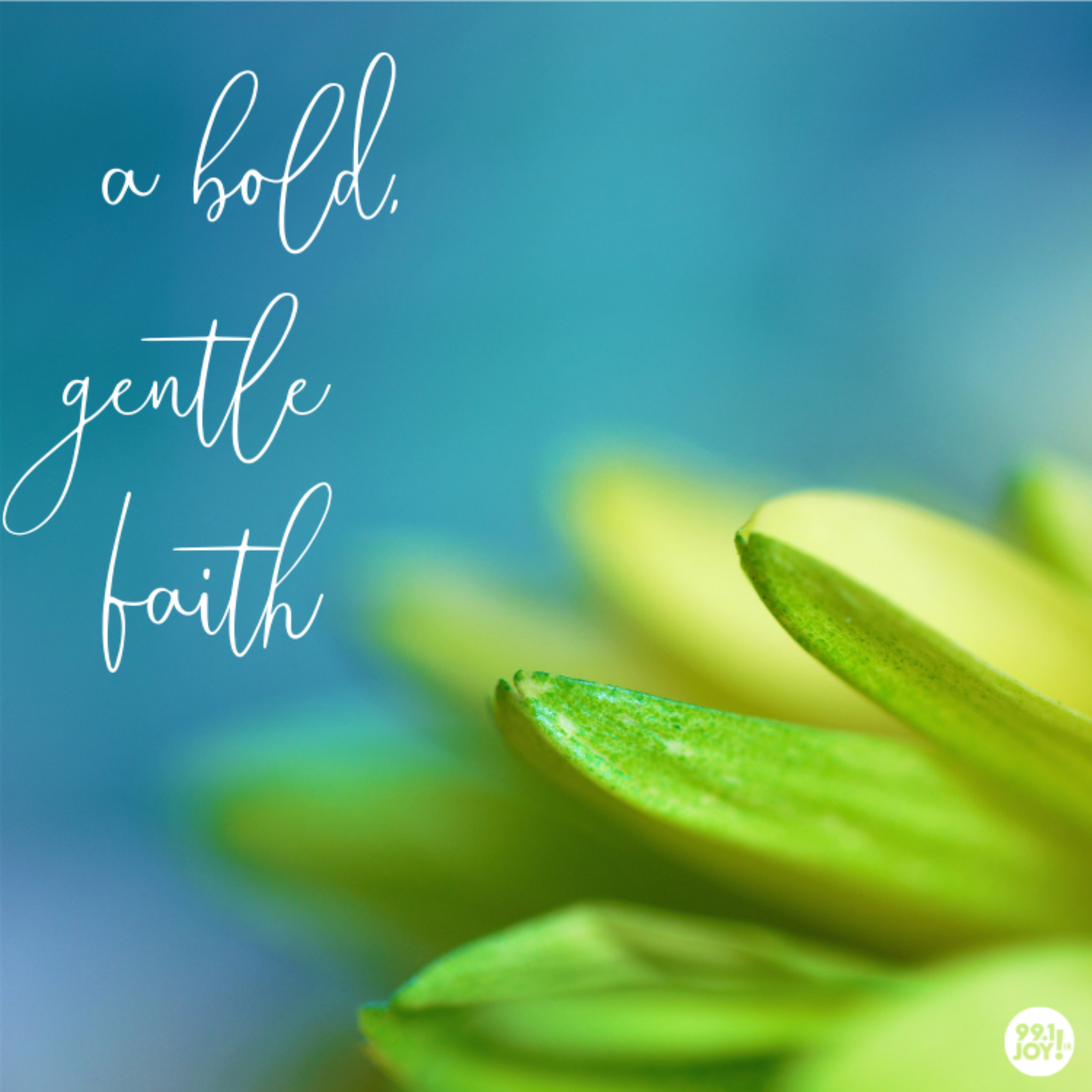 A Bold, Gentle Faith - JOY FM - JOY FM